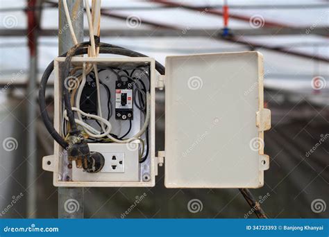 Safety Breaker Box Stock Image Image Of Power Engineer 34723393