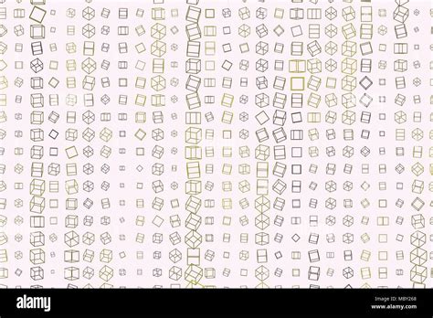 Conceptual Background Square Rectangle Pattern For Design 3d Perspective View Style Of Mosaic