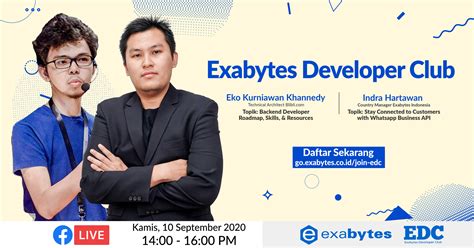 Edc X Eko Kurniawan Khannedy Exabytes Events