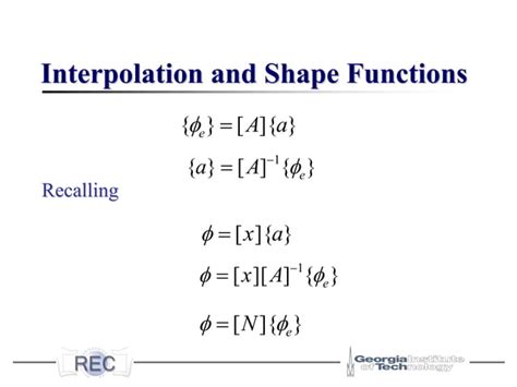 Fem Lecture 5 Cee6504 Interpolationpdf 3 D Graphics Computer