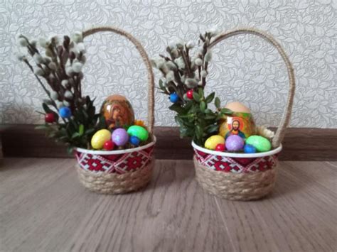 Вербова корзинка — ціна 170 грн у каталозі Декоративні елементи Купити товари для дому та побуту