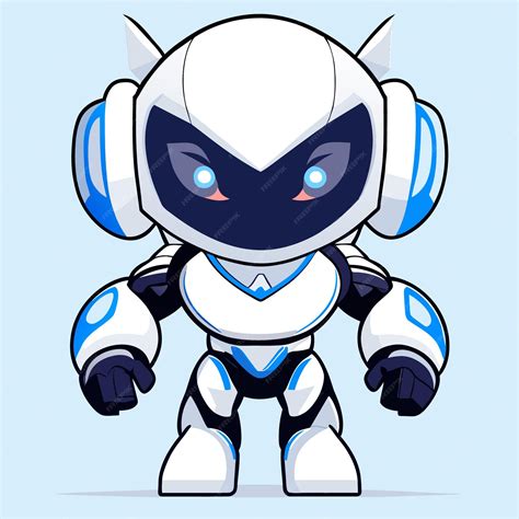 Premium Vector Mascotstyle Robot Character Vector Pack
