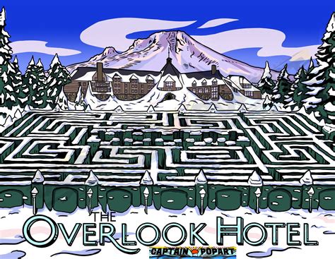 Large Digital Art Print The Overlook Hotel From The Etsy