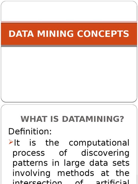 Data Mining Concepts What Is Data Mining And Its Applications Pdf