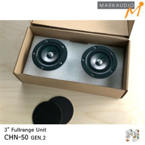 마크오디오 2개 Chn 50 Gen 2 3인치 풀레인지 스피커 유닛 Markaudio 자작용 Chn519 Om Mf519 오디오 Diy 파츠