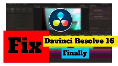 davinci resolve 16 crashing won t respond freezes on windows 10 fix