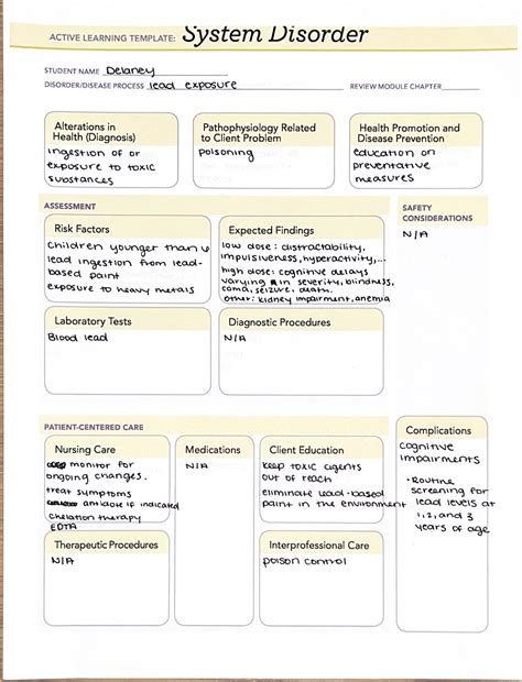 Lead Exposure Active Learning Template Basic Active Learning Template