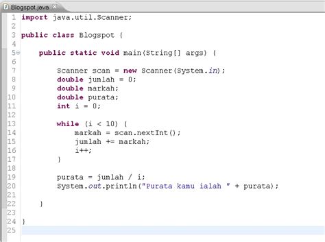 Tutorial 21 Program Cari Purata Jom Belajar Java Dalam Bahasa Melayu