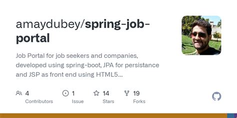 GitHub Amaydubey Spring Job Portal Job Portal For Job Seekers And Companies Developed Using