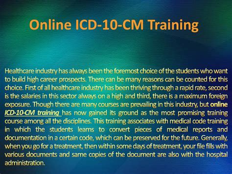 Online Icd 10 Cm Training By Medisoft Coding Issuu