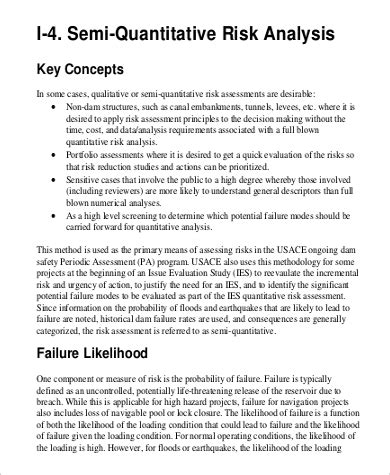 FREE Quantitative Risk Analysis Samples In PDF Excel MS Word