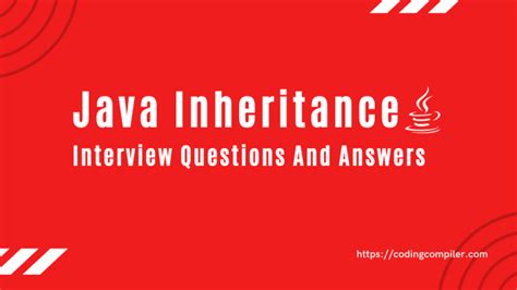 Java Inheritance Interview Questions Archives Codingcompiler