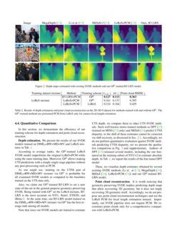 Single Stage D Geometry Preserving Depth Estimation Model Training On Dataset Mixtures With