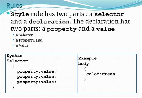 Presentation On Css Style Sheet Types Of Styles Types Of Text Formatting Fonts Ppt