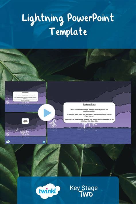 Lightning Powerpoint Template Powerpoint Templates Powerpoint