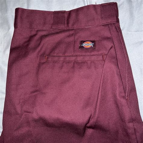 Brand New Burgundy Dickies Xxl I Just Cant Return Depop