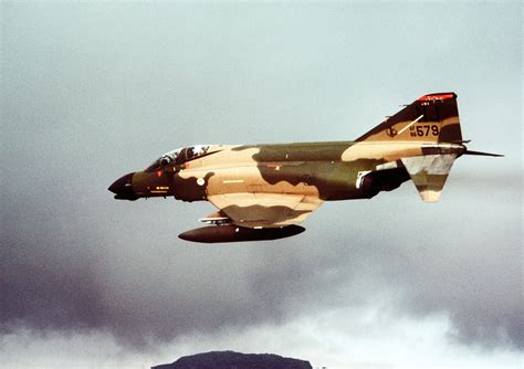 An Air To Air Left Side View Of An F 4 Phantom Ii Aircraft In Flight
