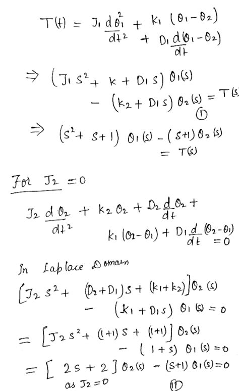 example 5a write but do not solve the equations of motion for the