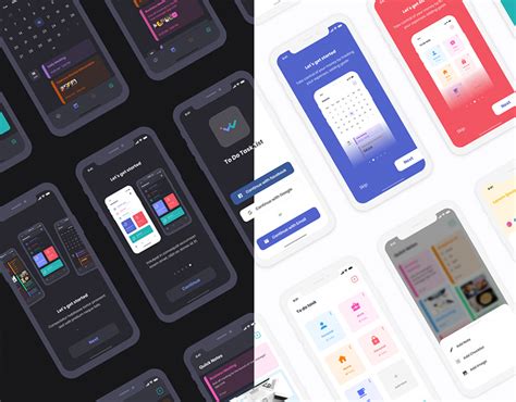 Task And Events Manager App Ui Kit On Behance