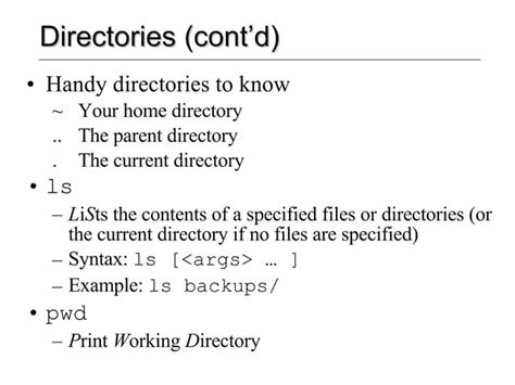 Unix Basics PPT
