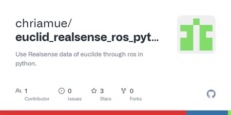 Github Chriamueeuclidrealsenserospython Use Realsense Data Of
