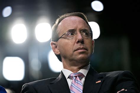 Rosenstein Says He `kept The Faith As He Prepares To Depart Doj