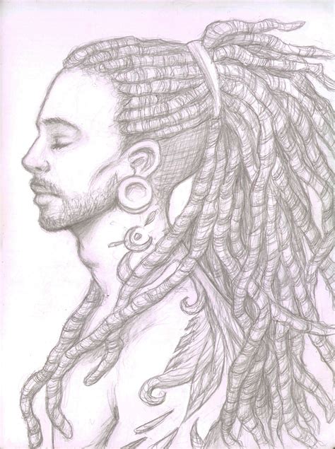 Dreads Drawing At PaintingValley Com Explore Collection Of Dreads Drawing