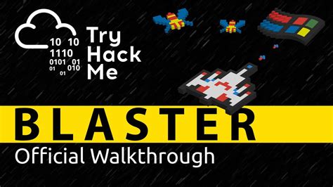 TryHackMe Blaster Official Walkthrough - YouTube
