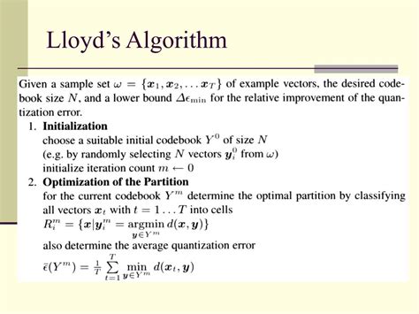 Ppt Part 3 Vector Quantization And Mixture Density Model Powerpoint