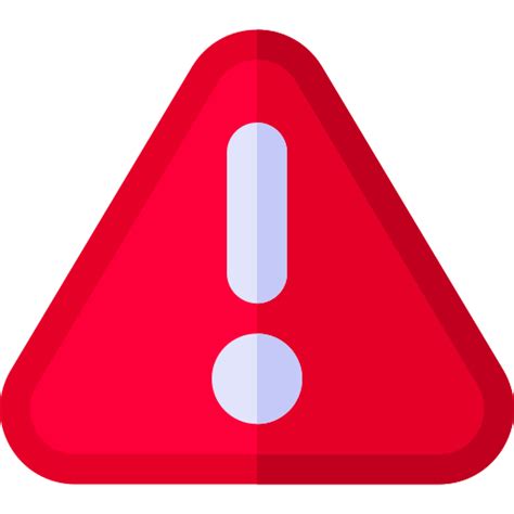 Warning Basic Rounded Flat Icon