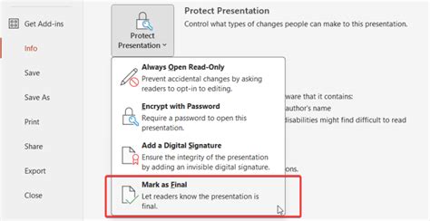 How To Make A Powerpoint Read Only