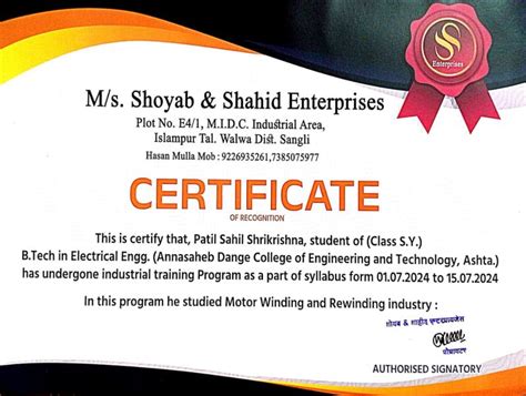 Sahil Patil On Linkedin Internship Electricalengineering Motorwinding Motorrewinding