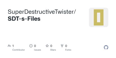 Github Superdestructivetwistersdt S Files