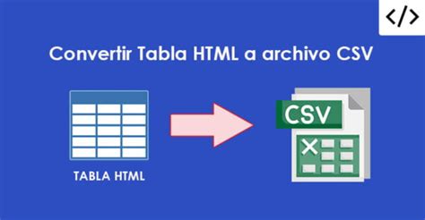 convertir tabla html a archivo csv baulphp