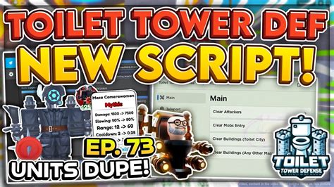 UPD Toilet Tower Defense Script Hack Auto PLAY Macro Units Gems DUPE Trade Scam HACK
