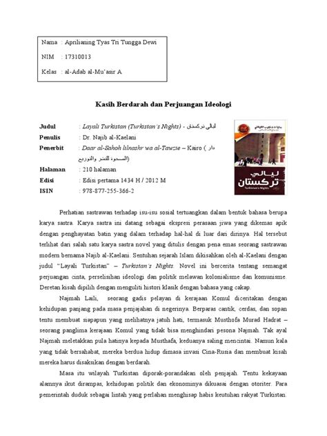 Aprilianing Tyas Tri Tungga Dewi Layali Turkistan Pdf