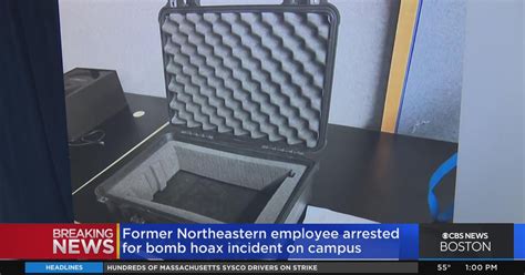 Former Northeastern employee charged for alleged bomb hoax on campus - CBS Boston
