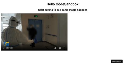 Reactplayer Codesandbox