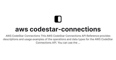 Aws Codestar Connections Fig
