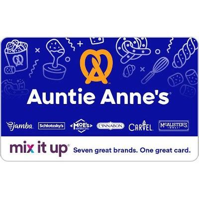Auntie Anne S Mix It Up Gift Card Email Delivery Target