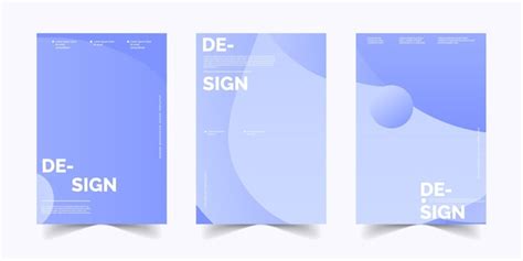 추상적인 컬러 포스터 배경 디자인 템플릿 프리미엄 벡터