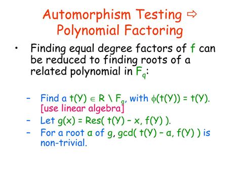 PPT Automorphisms Of Finite Rings And Applications To Complexity Of Problems PowerPoint