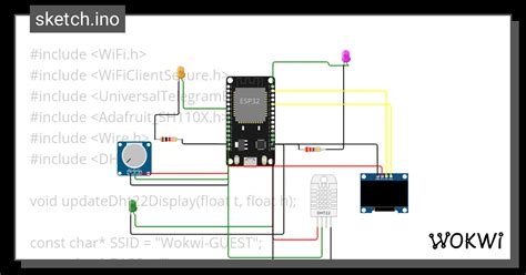 Telegram Led Copy 3 Wokwi Esp32 Stm32 Arduino Simulator