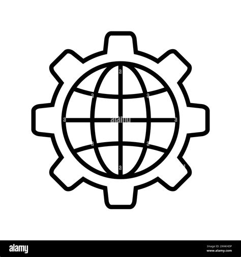 internet globe icon vector design template in white background Stock Vector Image & Art - Alamy