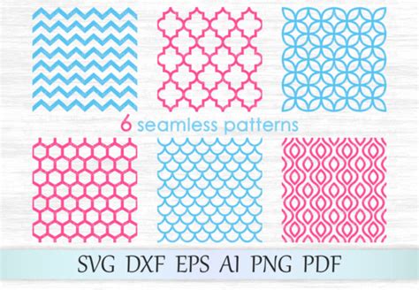 Create Seamless Patterns Svgs Dxf File