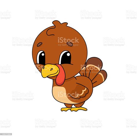 귀여운 캐릭터 디자인 요소 디자인 책 스티커 카드 포스터 옷을위한 템플릿 만화 스타일 흰색 배경에 격리 벡터 그림입니다 가금류에 대한 스톡 벡터 아트 및 기타 이미지