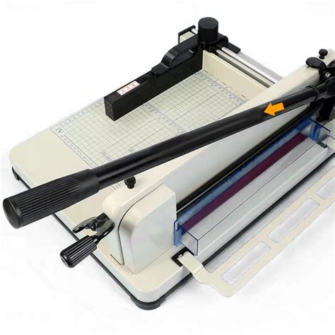 수동 종이 절단기 단두대 종이 커터 Wd 858a4