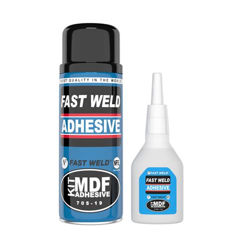 Fast Weld Adhesive Kit Mdf And Gel 100 Alforat Colle