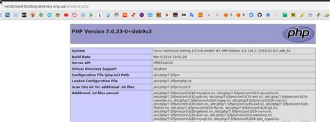 Nextcloud Installing Server On Debian Behind Nginx With Php Fpm And