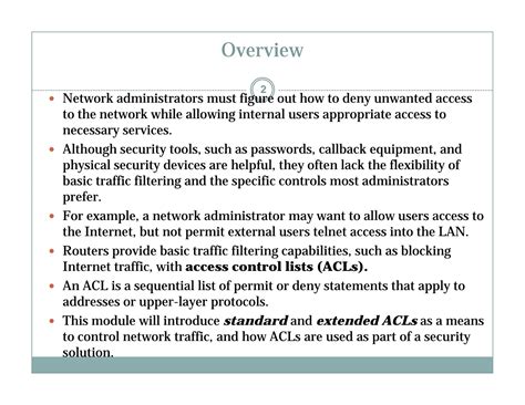 SOLUTION Modul Access Control List Studypool